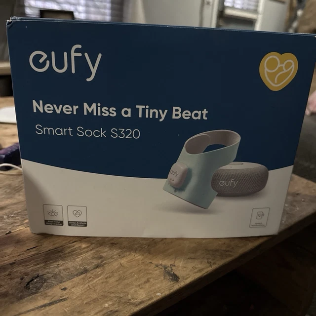 EUFY S320 SMART Sock Baby Monitor Track Sleep Heart Rate AI Cry Detect ...