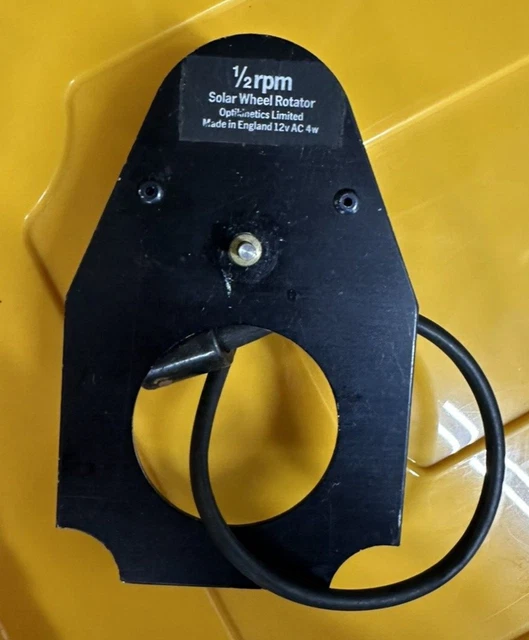 OPTIKINETICS SOLAR PROJECTOR 1/2rpm Wheel Rotator 0.5 rpm 12volt ac 4w ...