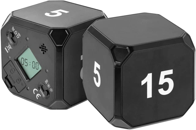 CUBE KITCHEN TIMER Child Timer Gravity Sensor Flip Timer for Time Management £12.71 - PicClick UK