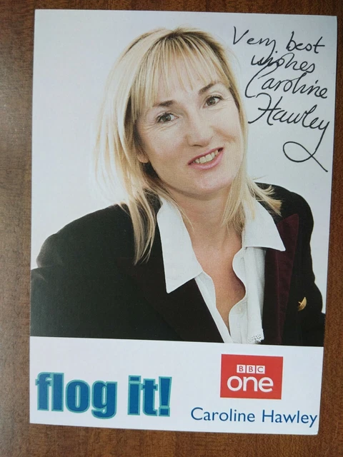 CAROLINE HAWLEY HAND Signed Autograph Fan Cast Photo Card Flog It Free ...