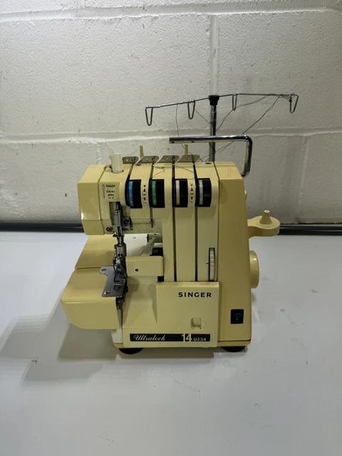 SINGER ULTRALOCK OVERLOCKER Sewing Machine Model 14U234 Untested No ...