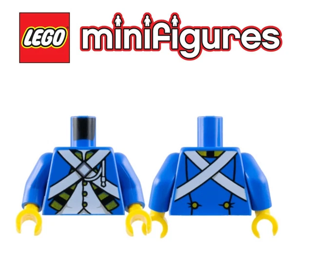 LEGO® IMPERIAL SOLDIER Blue Skirts Torso Torso Bluecoat Pirate ...