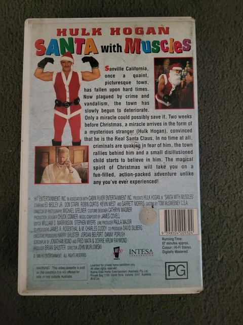 SANTA WITH MUSCLES - VHS - Hulk Hogan - 1996 - Christmas Movie - PAL £5 ...