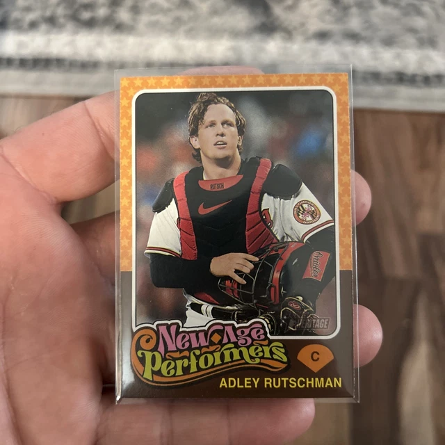 2024 ADLEY RUTSCHMAN Topps Heritage Inserto Performers New Age #Nap-9 ...