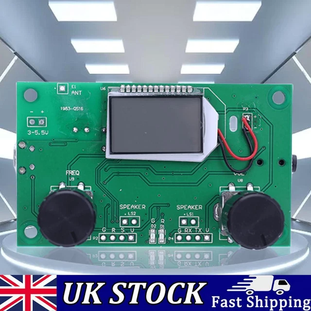 DIGITAL FM RECEIVER Module FM Radio Receiver Module DC 3-5V for Receive ...