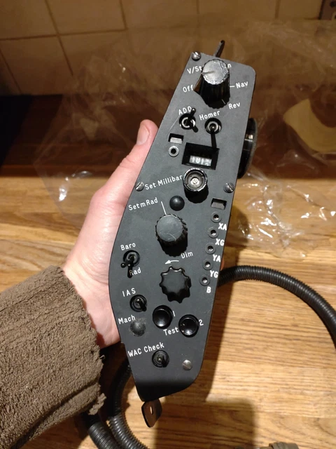 HARRIER JUMP JET Aircraft Pilot Cockpit Control Smiths Switch Panel £83 ...