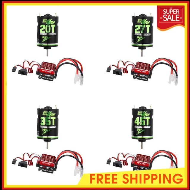 LYEAA WASSERDICHTER F540 Geb?steter Motor RC Crawler Motor 20/27/35/45T ...