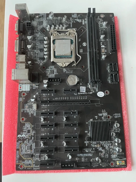 B250 BTC 12X PCIe GPU Slot LGA1151 DDR4 Mining Motherboard £81.50 ...