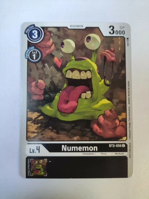 JEU DE CARTES Numemon BT2-056 Digimon jeu démo pas à vendre EUR 1,99 ...
