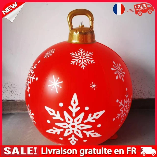 BOULE DE NO?L gonflable de 60 cm Boule gonflable de No?l en PVC (Style B) EUR 14,51 - PicClick FR