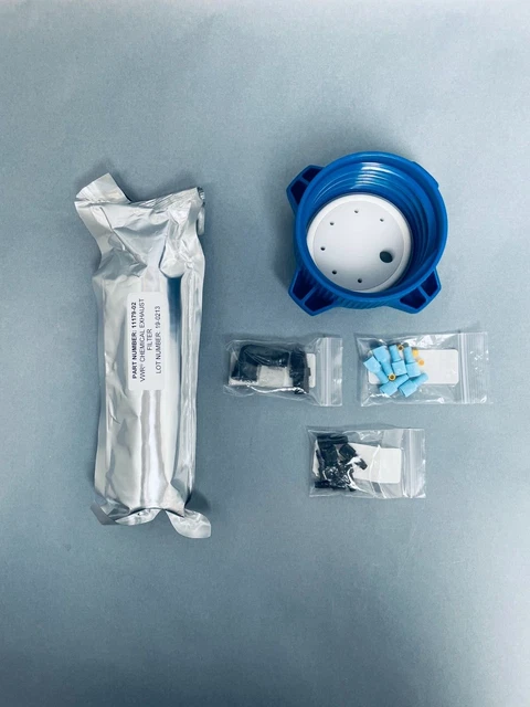 VWR SOLVENT WASTE Kit for 20 L Carboy 1/4 OD Tubing Ferrules and Filter ...