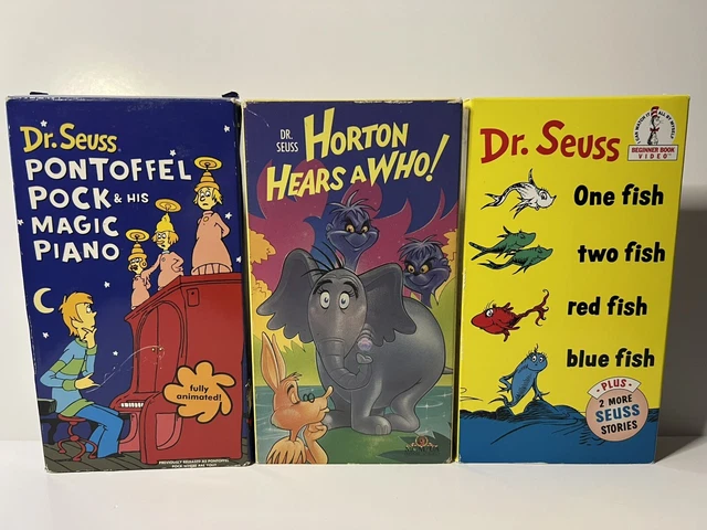 VINTAGE DR. SEUSS VHS Lot of 3 - Retro Nostalgic $19.99 - PicClick CA