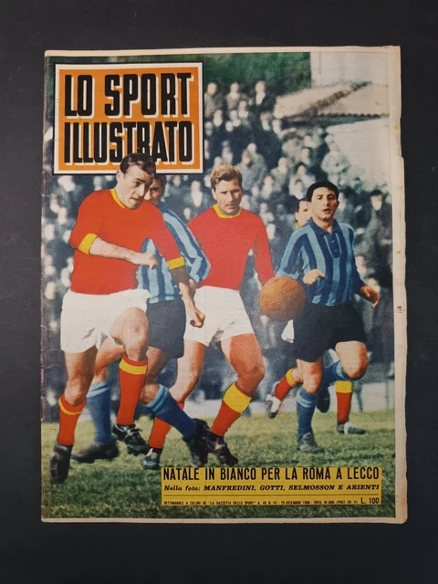 RIVISTA LO SPORT ILLUSTRATO n. 52 (1960) Arienti, Manfredini, Sivori ...