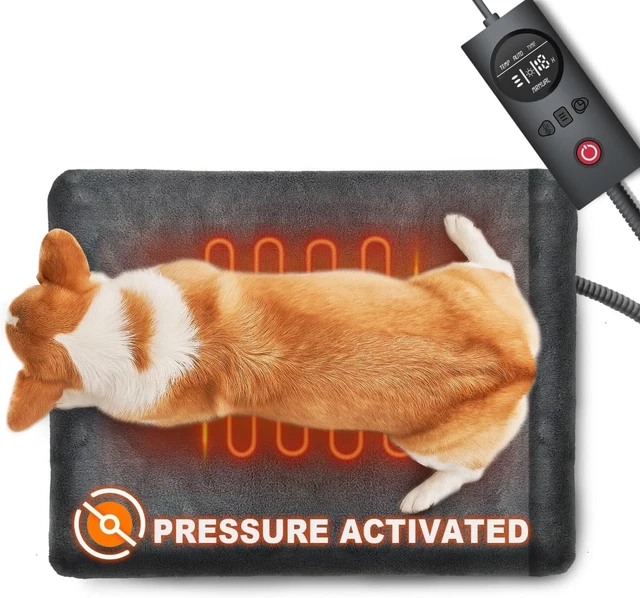 DOG CAT HEATING Pad Pressure Activated 18 X 22in Pet Heat Pack ...