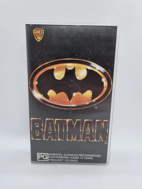 BATMAN DC VHS tape video vintage retro 1992 Jack Nicholson Michael ...