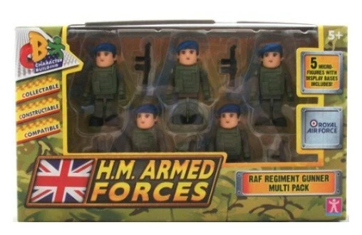 CHARACTER BUILDING - HM Armed Forces - RAF Regiment Gunner confezione ...