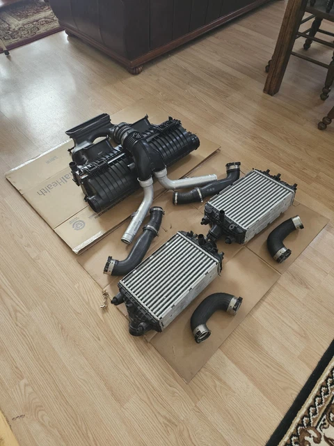 PORSCHE 911 991 Turbo S Air Intake Y-pipe Intercooler Duct Pipe Full ...