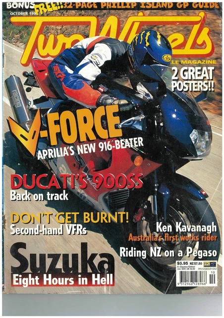 TWO WHEELS MOTORCYCLE magazine October 1998 Aprilia RSV Mille Ducati ...