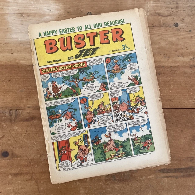 VINTAGE BUSTER & JET Comic Magazine April 1st 1972 1970s Comic £4.46 ...