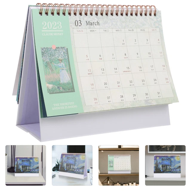 OFFICE 2023 MINI Desk Calendar 2023 table 2022- 2023 Calendar Ornaments ...