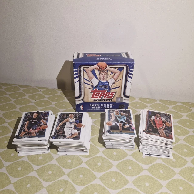 TOPPS NBA 2025/26 Mega Box - Opened - Full 400 card bundle £19.36 ...