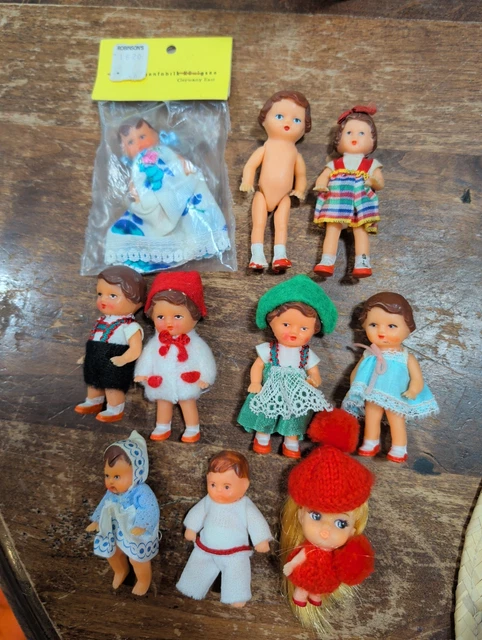 VINTAGE 1960S-70S DOLL Lot x10 Japan East Germany Hong Kong Barbie ...