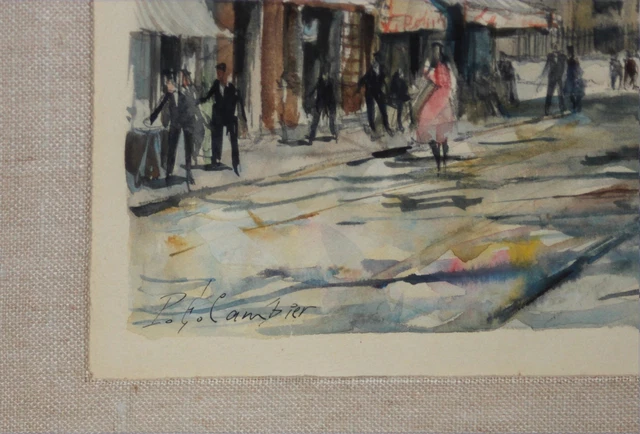 PIERRE CAMBIER - Moderniste français - Deux WC originaux signés ...