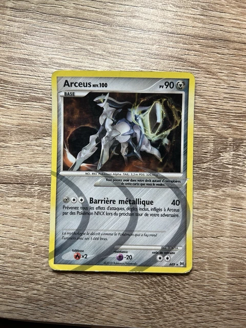 CARTE POKÉMON - Platine - Arceus AR9 - Arceus P90V - HOLO SECRETE RARE ...