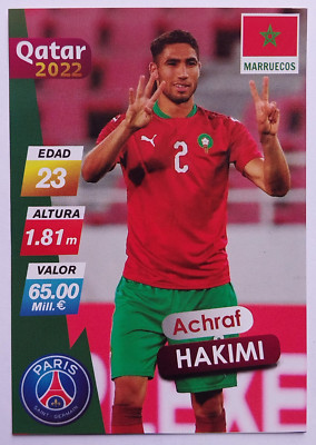 QATAR 2022 EC CARD #001 ACHRAF HAKIMI FIFA WORLD CUP South America Peru ...
