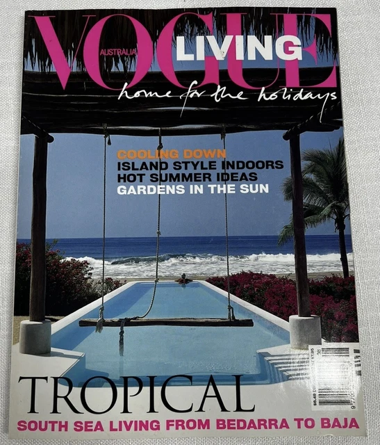 AUSTRALIAN VOGUE LIVING Magazine 6 Dec Jan 2001 Vintage Tropical Home ...