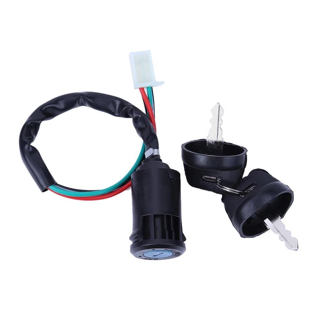 4 WIRES LOCK Ignition Switch Practical Ignition Switch with Two Keys £4 ...