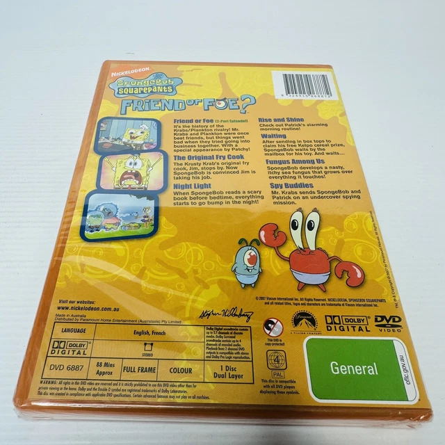 SPONGEBOB SQUAREPANTS - Friend Or Foe? (DVD, 2003) Region 4 EUR 10,18 ...