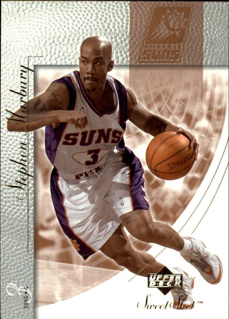 2002-03 SWEET SHOT Phoenix Suns carte basketball #64 Stephon Marbury ...