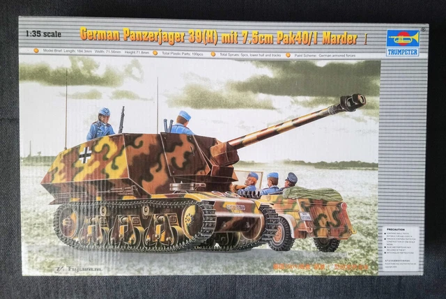 TRUMPETER 00354 dt.Panzerjäger Marder I auf 39(H) in 1:35 EUR 5,00 - PicClick DE