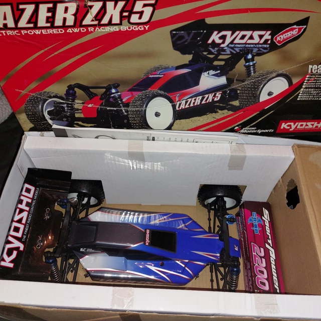 KYOSHO LAZER ZX5 4wd 1/10 Scale RC Racing Buggy RTR Team Orion sport ...
