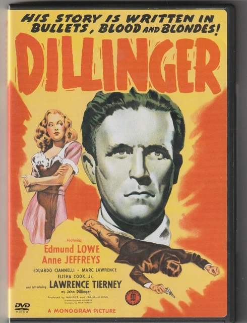DILLINGER DVD REGION One Ntsc Edmund Lowe Anne Jeffreys Lawrence ...