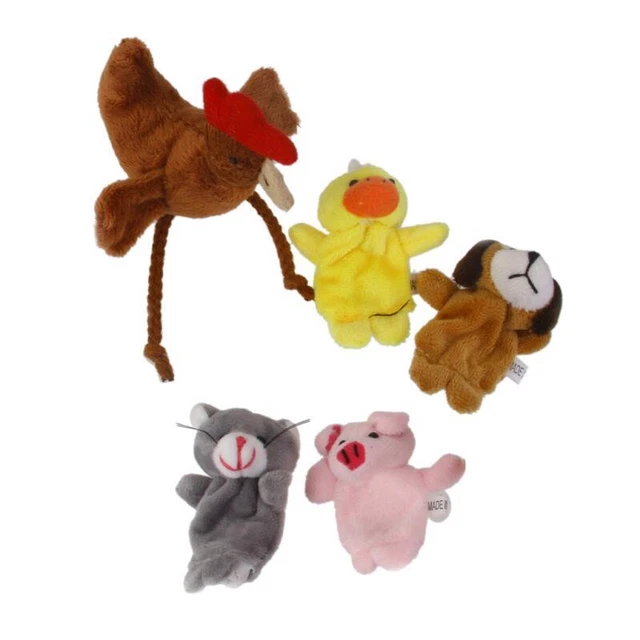 FUN FINGER PUPPETS - Little Red Hen Story Props - Engaging Storytelling ...