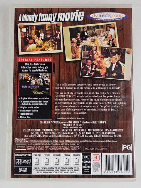 NEIL SIMON'S: MURDER By Death DVD - Region 4 - VGC £6.29 - PicClick UK