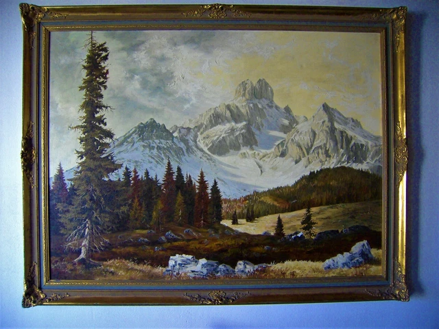 ///TOP Großes Gemälde von Professor Walter Josef Boschan TOP/// EUR 349 ...