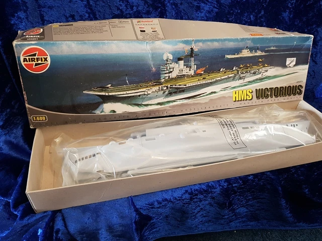 VINTAGE AIRFIX HMS Victorious Model Kit 1:600 Scale £6.00 - PicClick UK