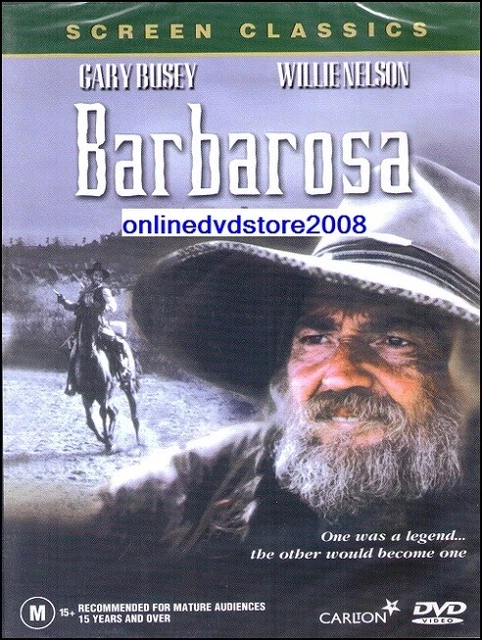 BARBAROSA GARY BUSEY Willie NELSON Isela VEGA Classic WESTERN Film DVD ...