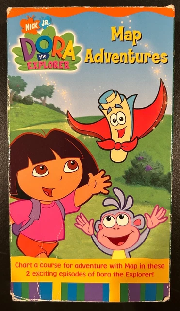 DORA THE EXPLORER - Map Adventures (VHS, 2003) Nickelodeon Jr - Tested ...