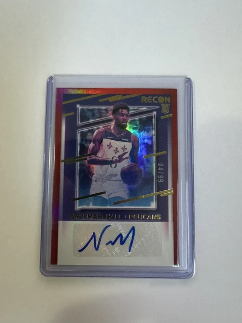 2020-21 PANINI RECON Signatures Naji Marshall #RRS-NAJ Rookie Auto RC ...