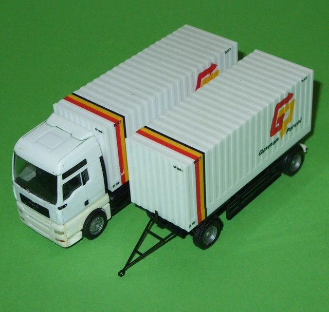HERPA / MAN TGX & Anhänger "GP German Parcel" / Maßstab 1:87 EUR 17,70 - PicClick DE