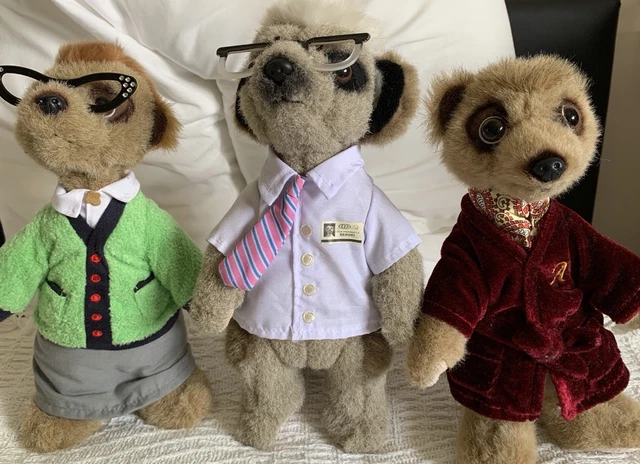 COMPARE THE MEERKAT Plush Meerkat Toy Aleksandr Sergei Maiya not played ...