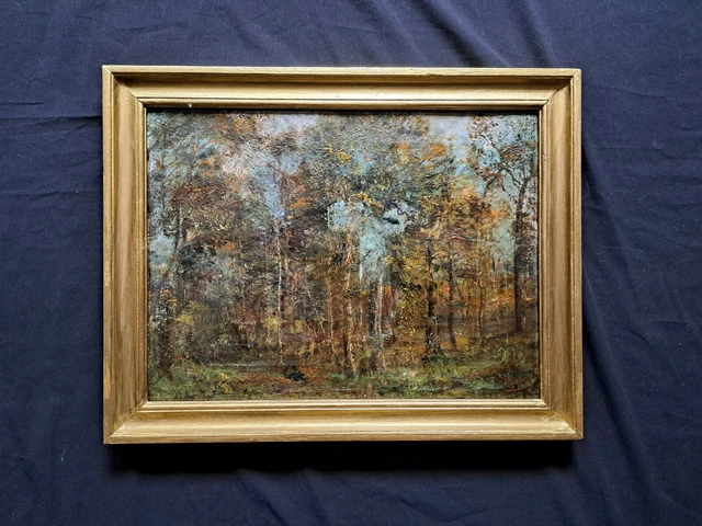 TABLEAU IMPRESSIONNISTE SIGNÉ Emmanuel MEYER - Huile sur toile circa ...