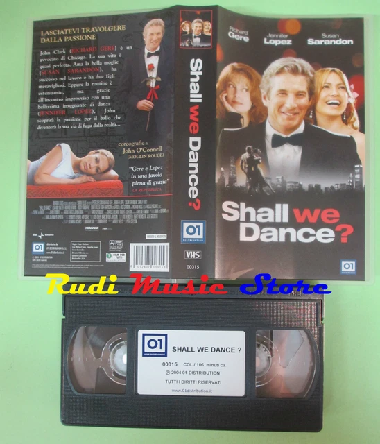 VHS FILM SHALL WE DANCE? 2005 Jennifer Lopez Richard Gere Sarandom (F22**)no dvd EUR 2,99 ...