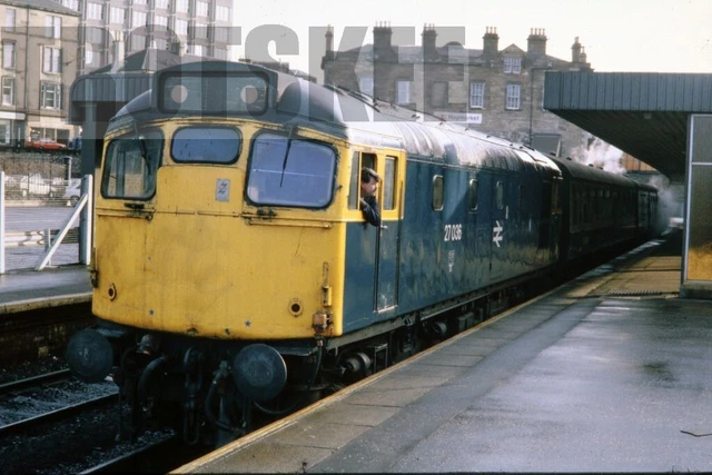35MM SLIDE BR British Railway Diesel Loco Class 27 27036 Haymarket 1986 ...