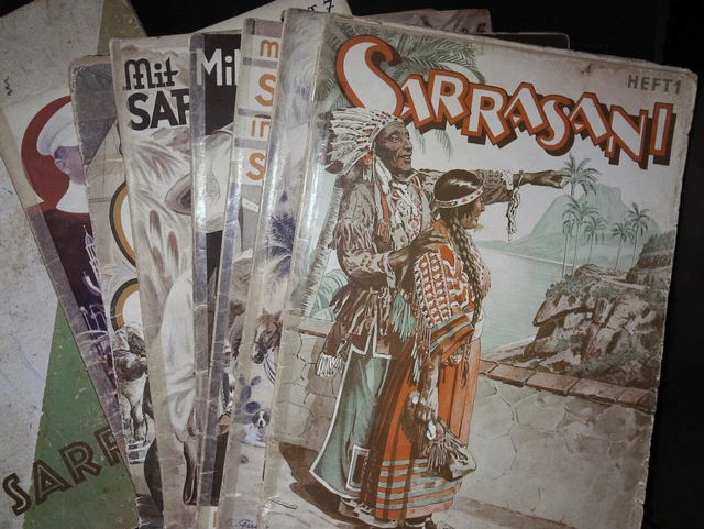 CIRCUS SARRASANI MAPPE und 7 Hefte um 1931 Zur Erinnerung an die 30 ...