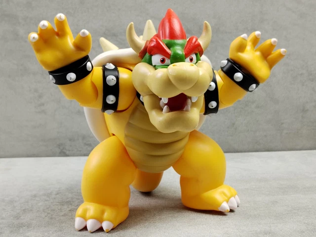 SUPER MARIO BROS 6" Bowser Figure Jakks Pacific Nintendo 2014 Rare Free ...